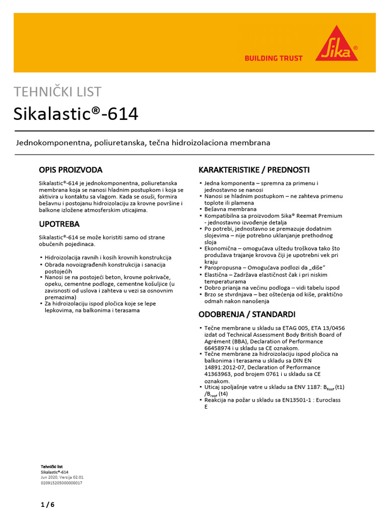sikalastic_-614 | PDF
