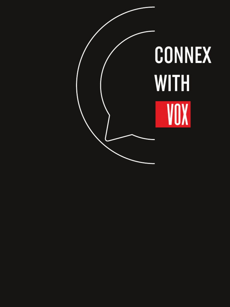 Connex With Vox A3 Book (Print File) New | PDF
