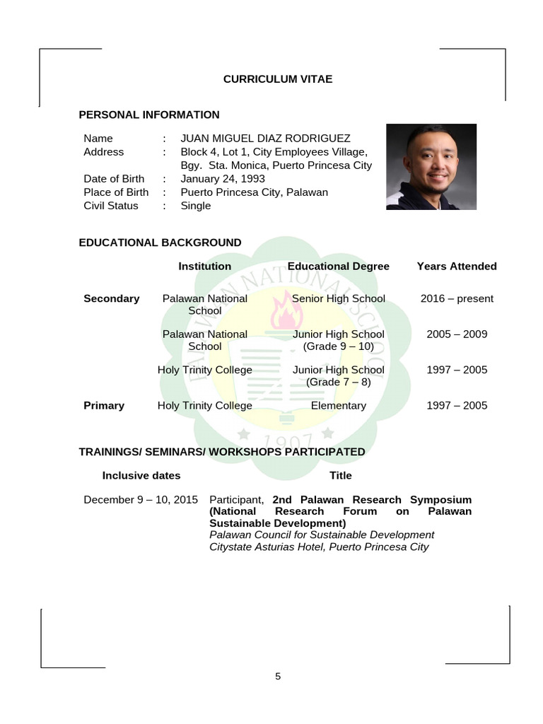Curriculum Vitae STEM 2022 Version | PDF | Middle Schools | Educational Stages