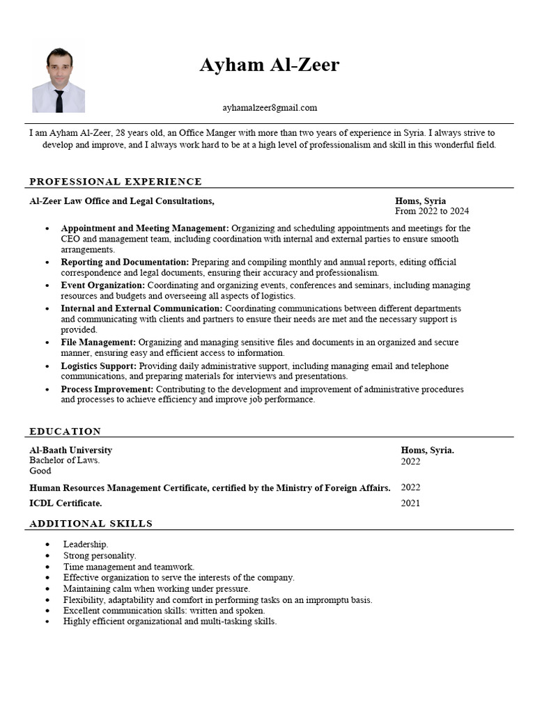 Office Manger | PDF