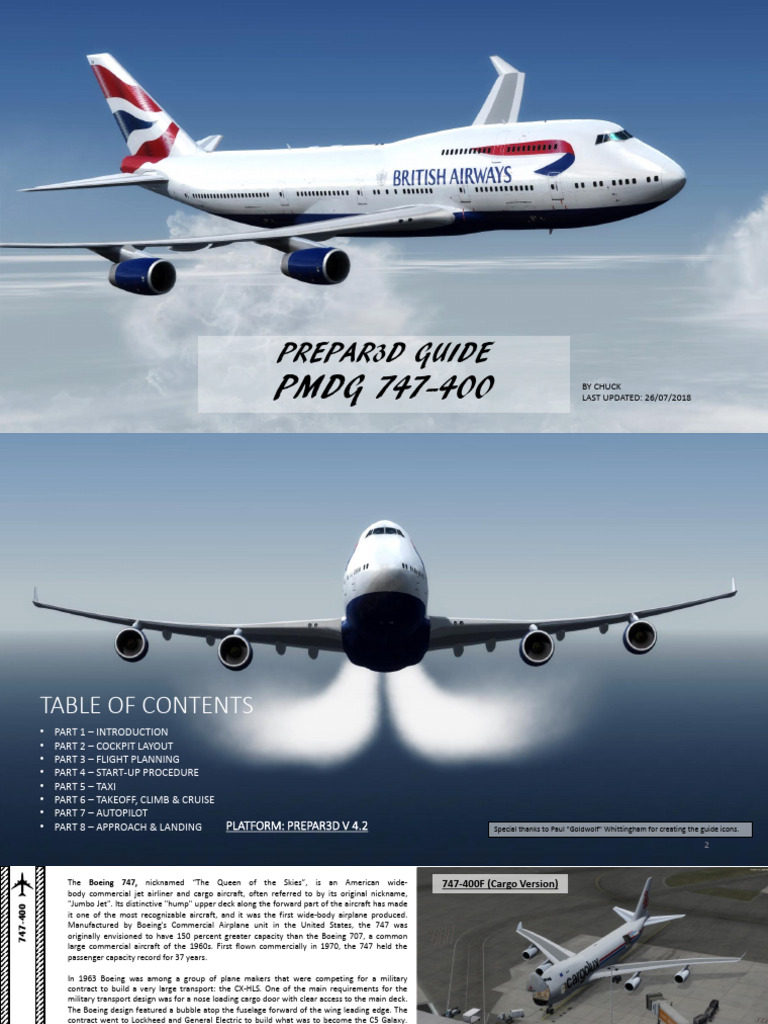 P3D PMDG 747-400 Guide | PDF