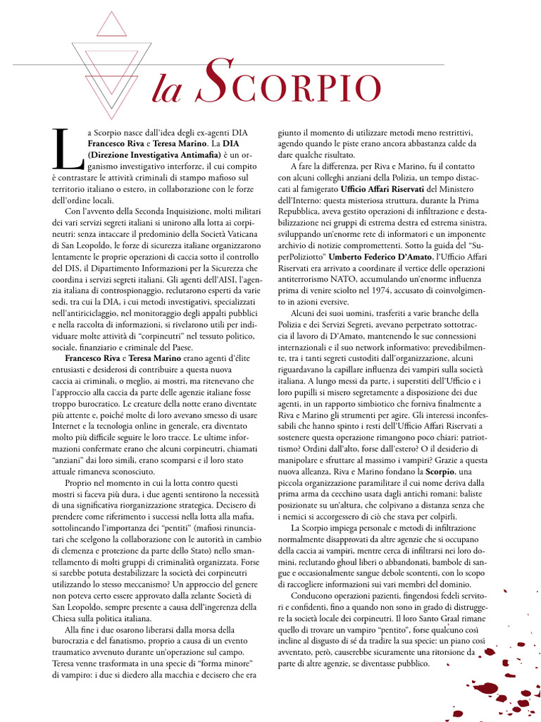 Vampiri La Masquerade Scorpio | PDF