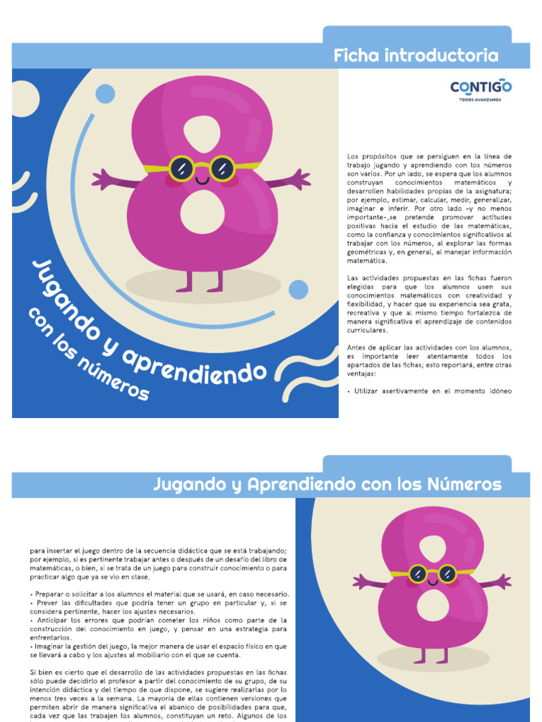 Jugando y Aprendiendo Con Los Numeros | PDF
