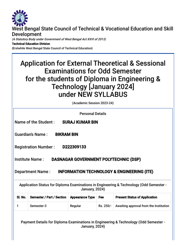 External Exam PDF | PDF