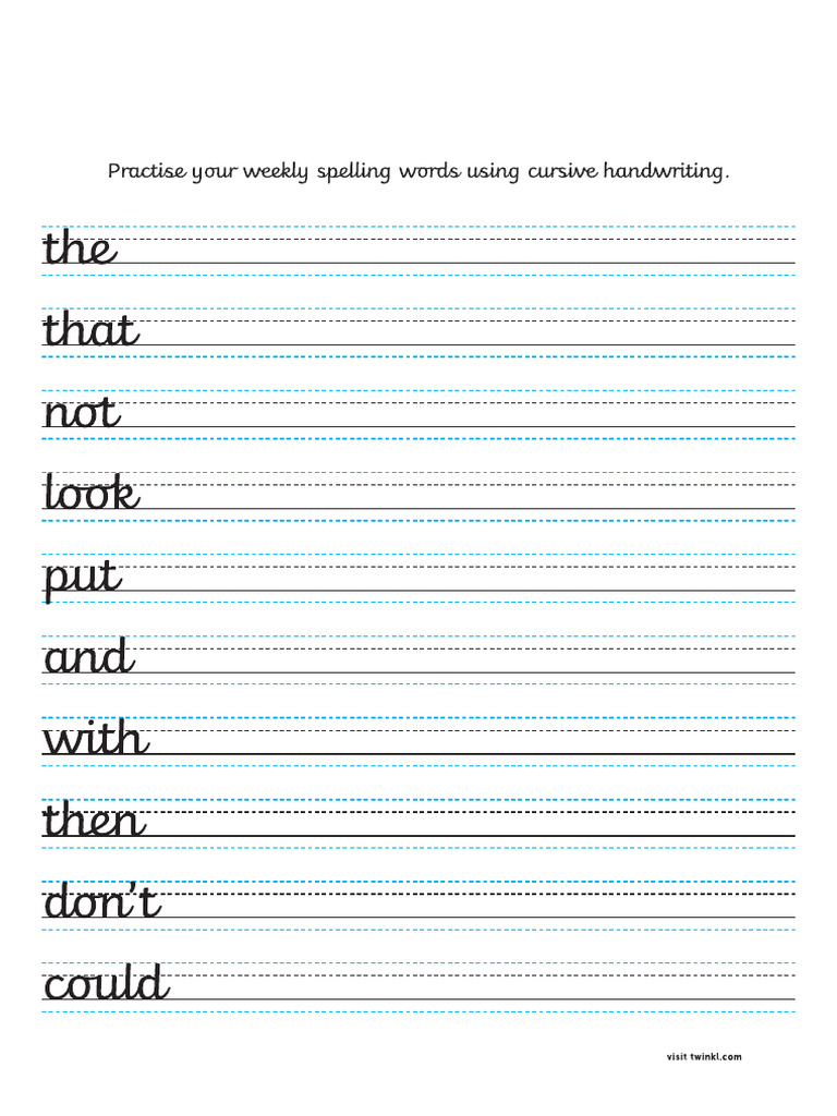 Frequency Words For Y2 | PDF