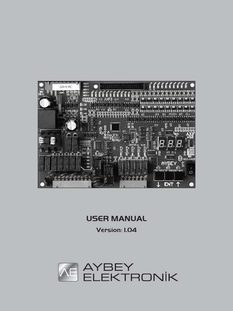 AX User Manual OCR | PDF