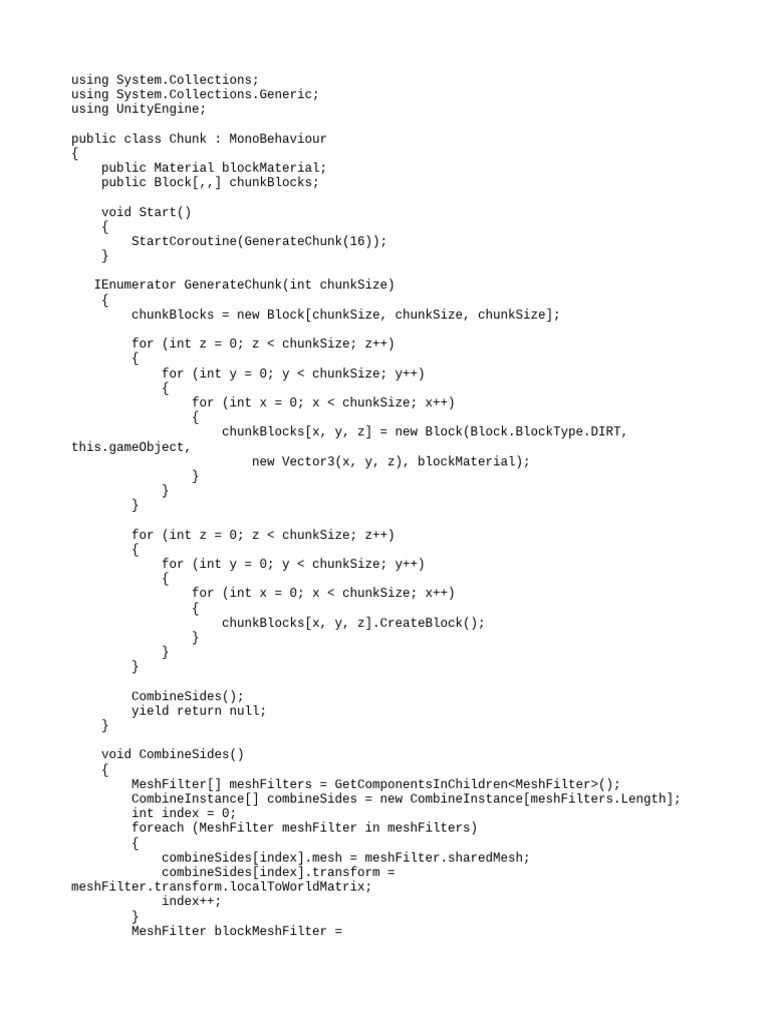 Chunk Podgląd Kodu | PDF