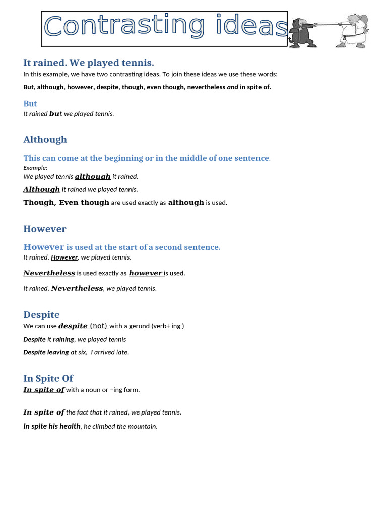 Contrasting Ideas | PDF