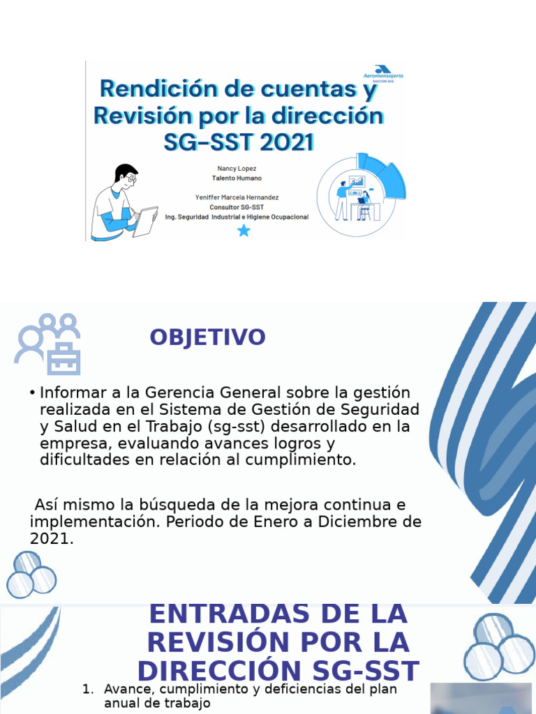Guia de Rendicion de Cuentas SST 2021 | PDF | La seguridad informática | Seguridad