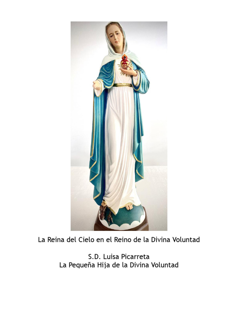 La Virgen Maria en El Reino de La Divina Voluntad | PDF