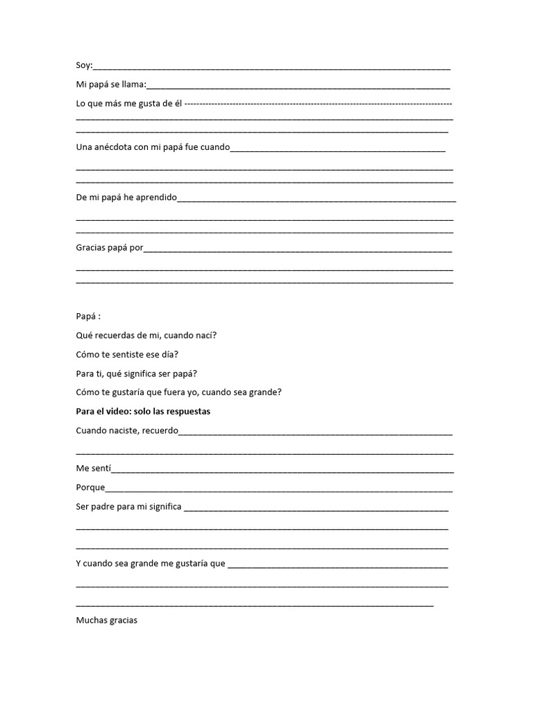Mi papá (2) | PDF