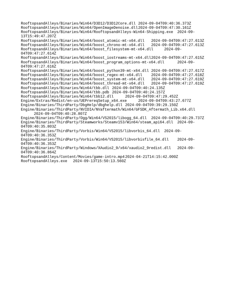 Manifest NonUFSFiles Win64 | PDF