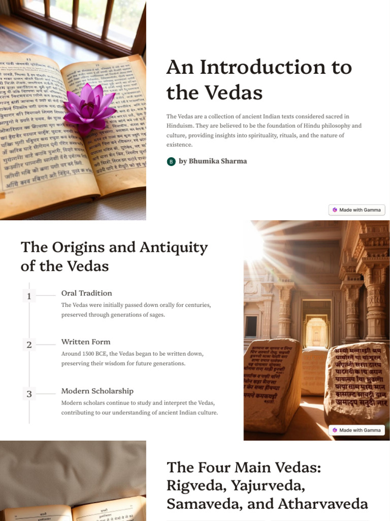 Vedas: Foundation of Hindu Wisdom | PDF | Vedas | Religion & Spirituality