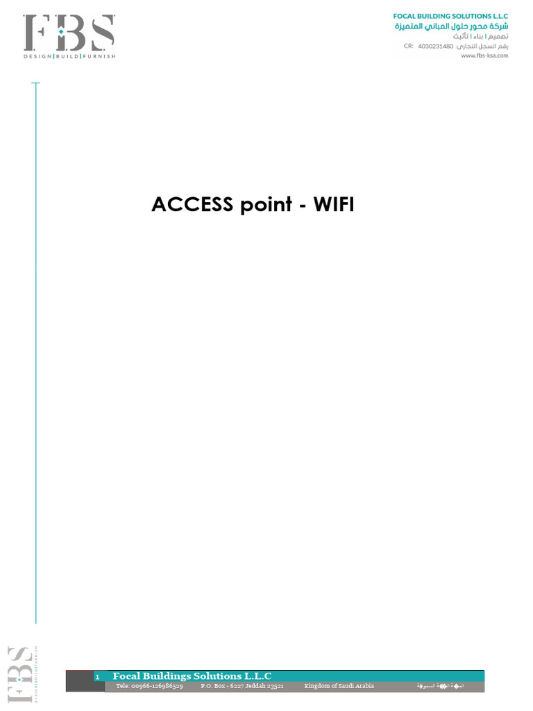 003 - Access Point OP1 | PDF