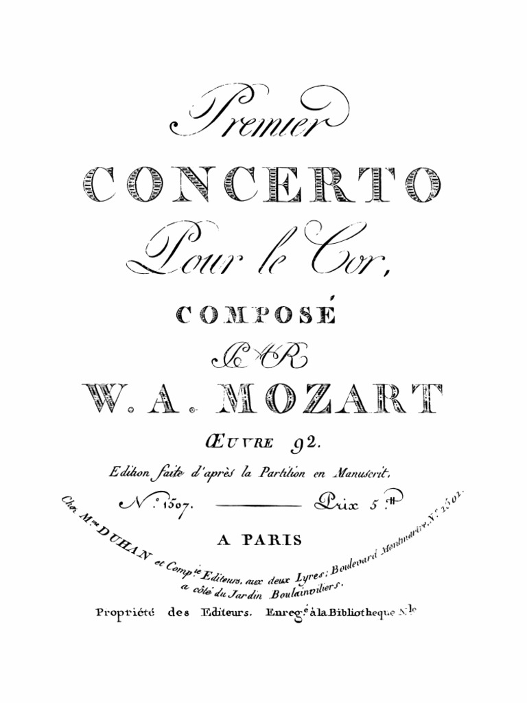 IMSLP902944-PMLP4594-Mozart Horn Concerto k.447 Hn | PDF