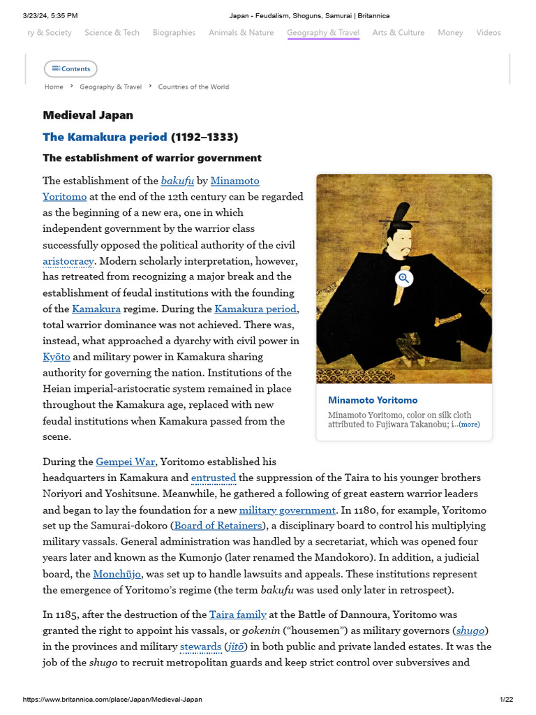 Medieval Japan 1192-1333 | PDF