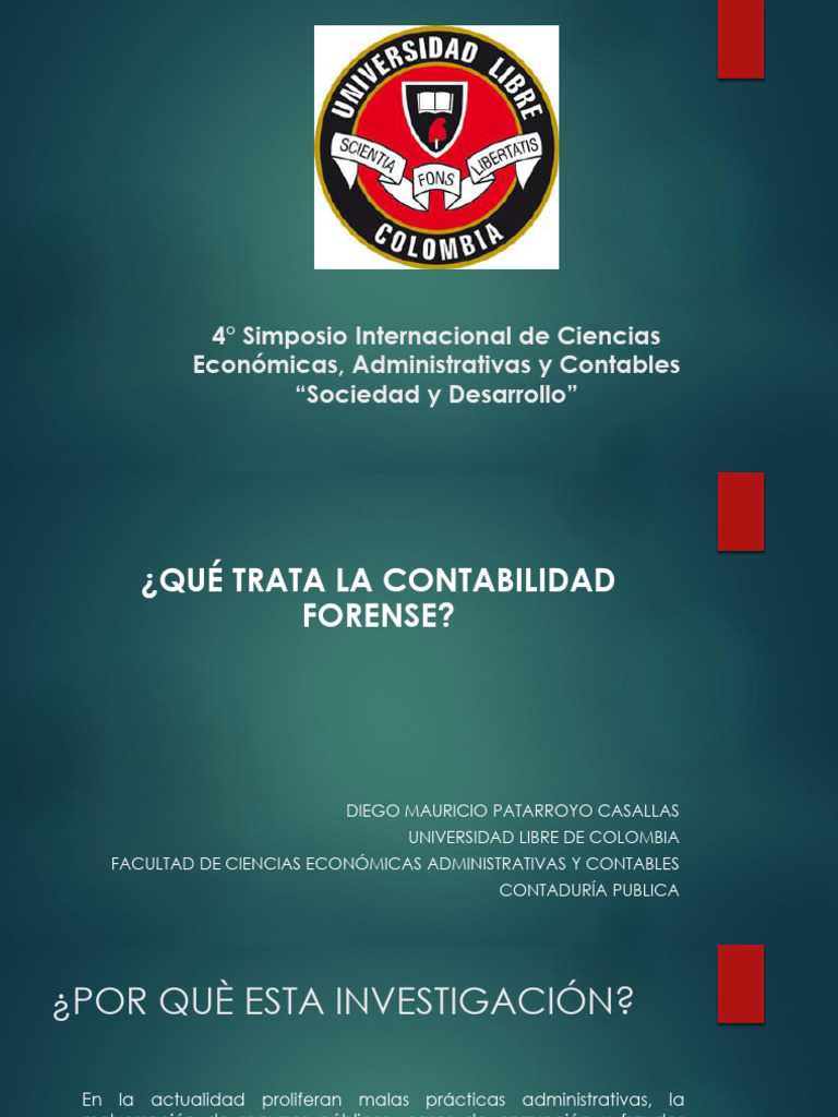 Contabilidad Forense: Concepto y Rol | PDF | Contador | Negocios