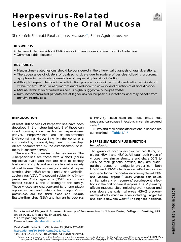 HPV Lesions of Oral Cavity | PDF