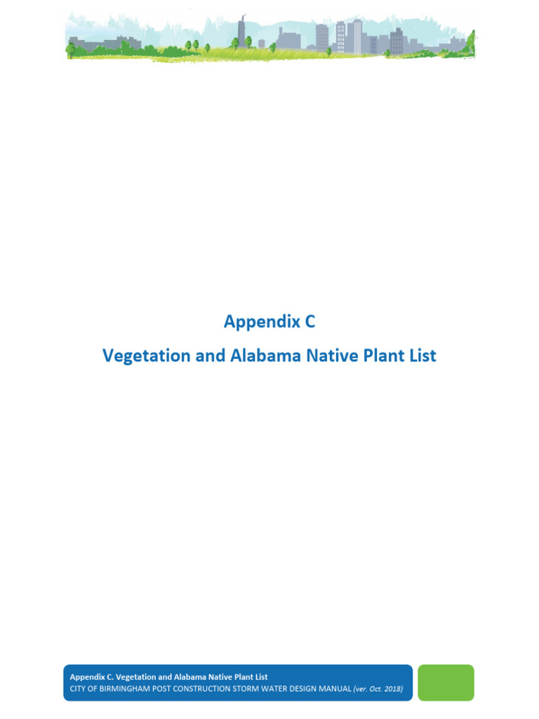 Appendix C - Vegetation and Plant List - Final - 101518 | PDF