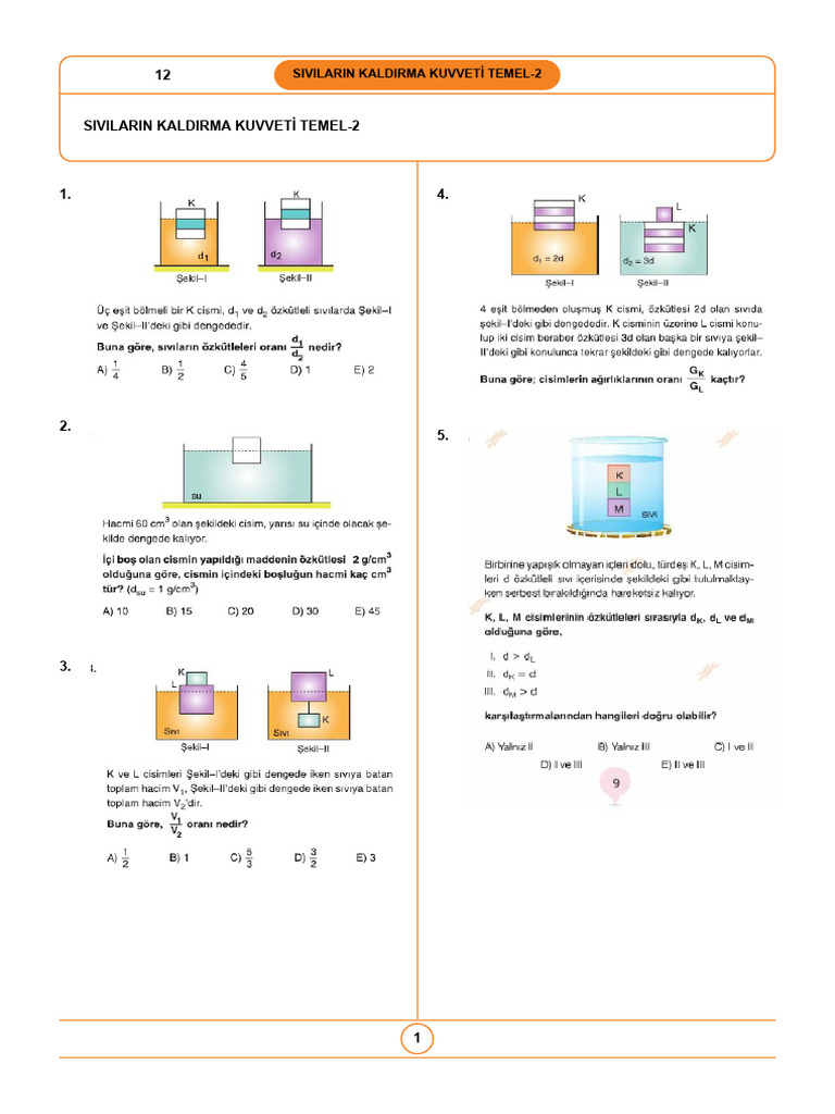 Sivilarin Kaldirma Kuvveti̇ Temel-2 | PDF