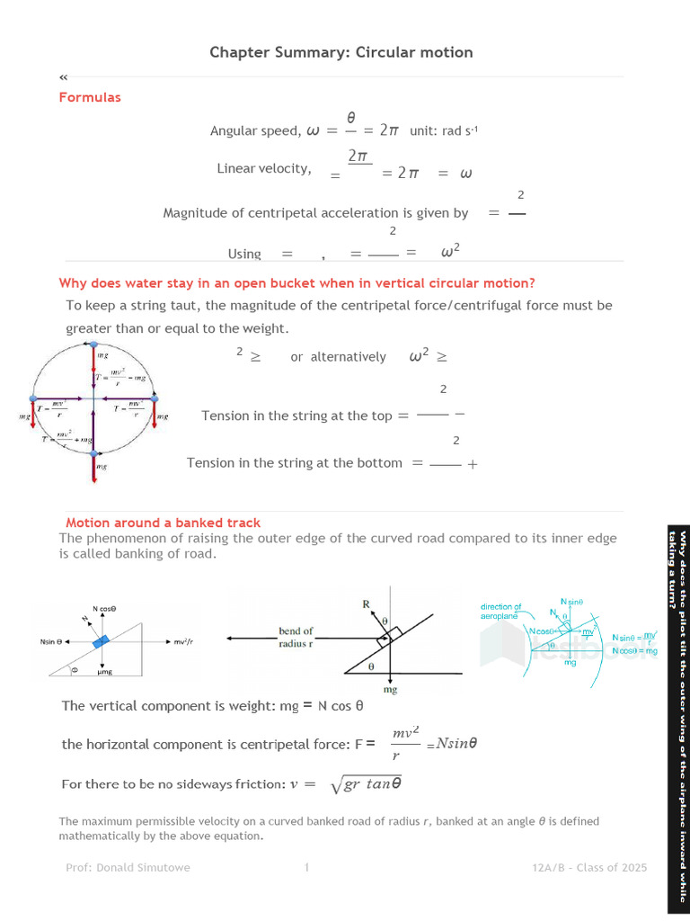 Circular Motion | PDF