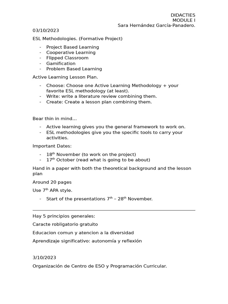 Didacticas Modulo I | PDF
