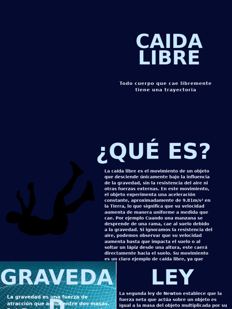 Caida Libre - PPTX - 20241001 - 110332 - 0000 | PDF