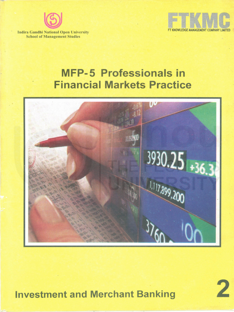 Block-2 Investment and Merchant Banking | PDF
