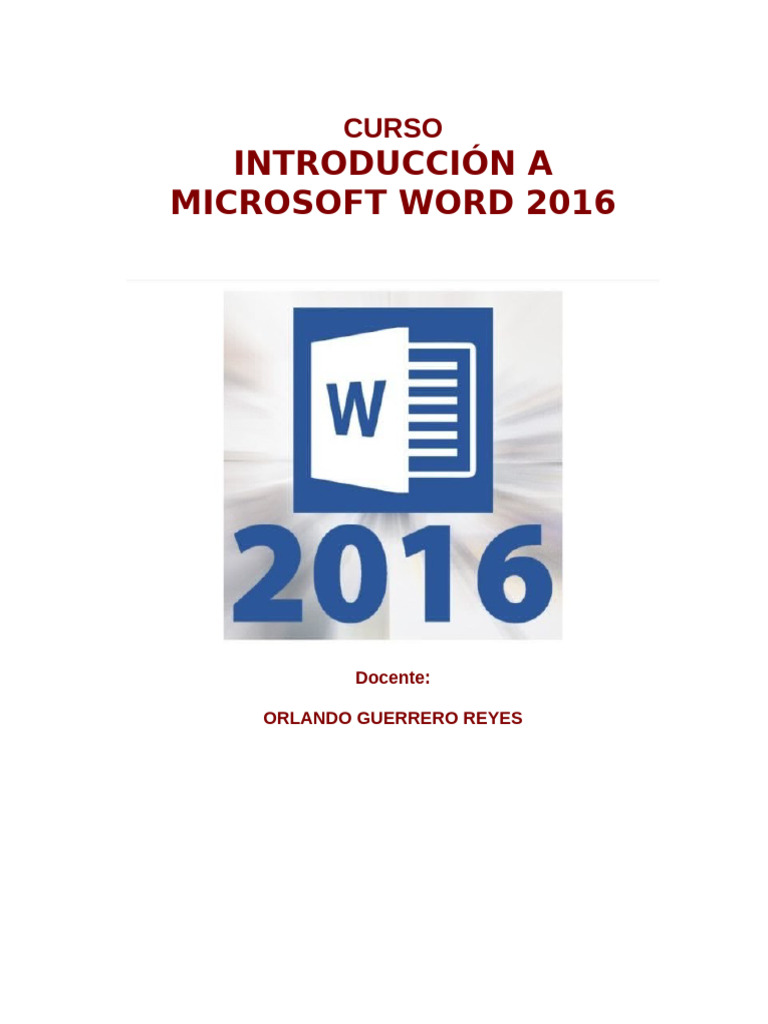Unidad 1. Mi Primer Documento | PDF