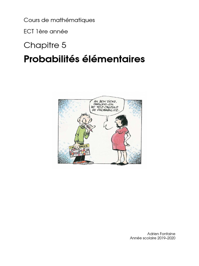 ECT1-Cours Chapitre 5 Version Prof | PDF