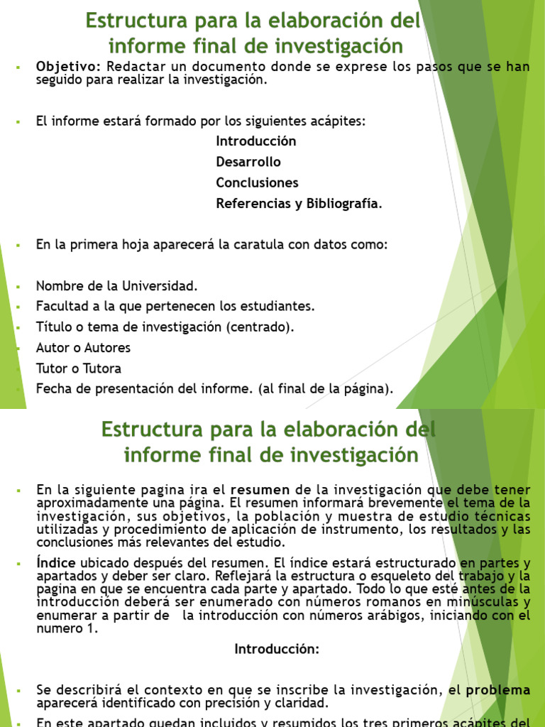 Inform Tecnico, Informe Final de Investigacion Nicaragua | PDF