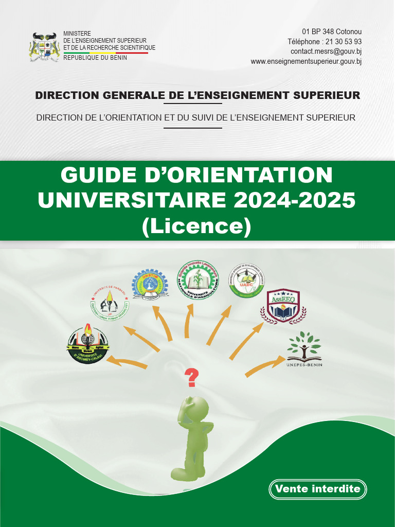 Guide D'Orientation 2024-2025 MESRS VF | PDF