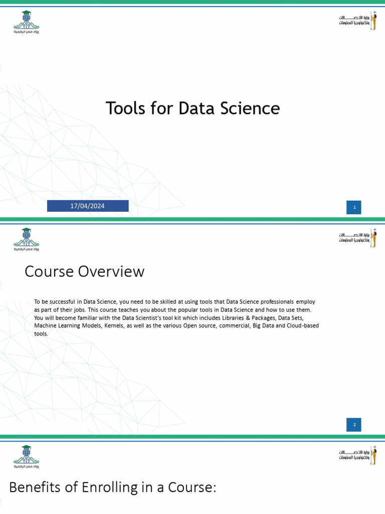 Tools for Data Science | PDF