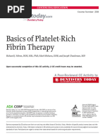 PRF Protocol for Medical Professionals | PDF | Coagulation