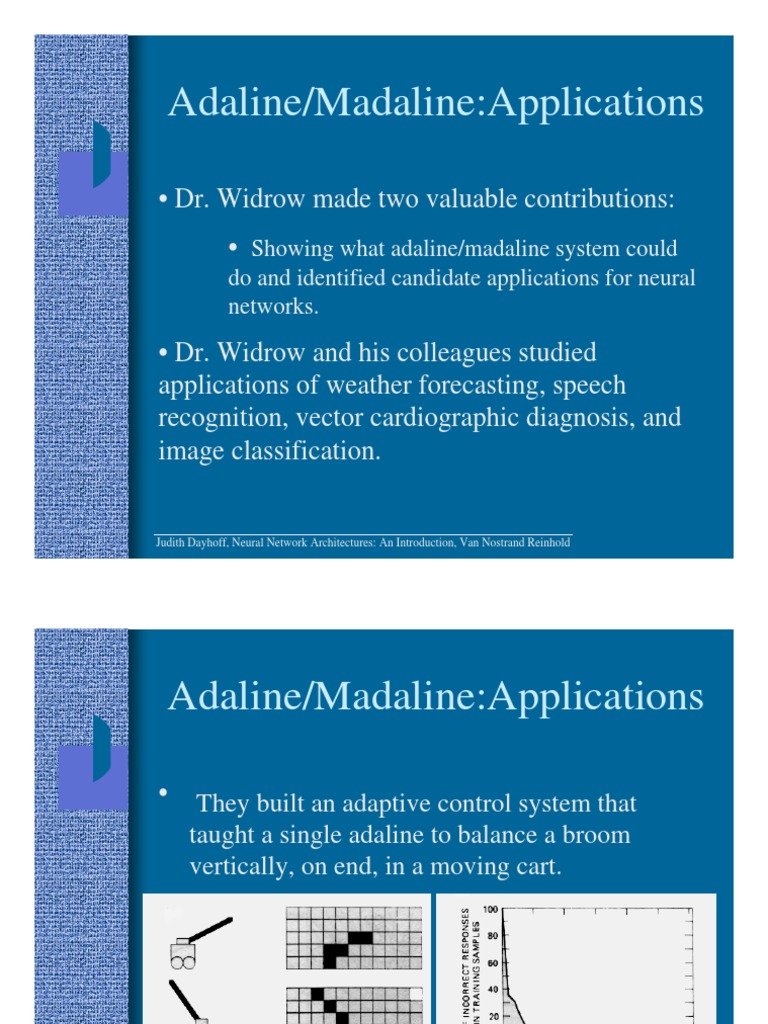 Adaline/Madaline:Applications | PDF | Electrocardiography | Artificial ...