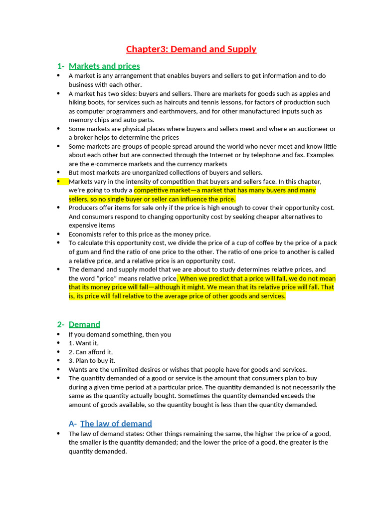 Chapter3 Macro Demand and Supply | PDF