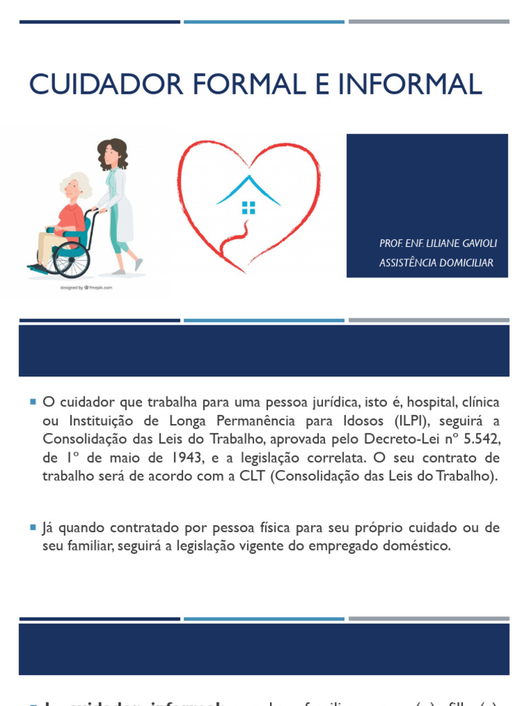 Cuidador Formal e Informal | PDF