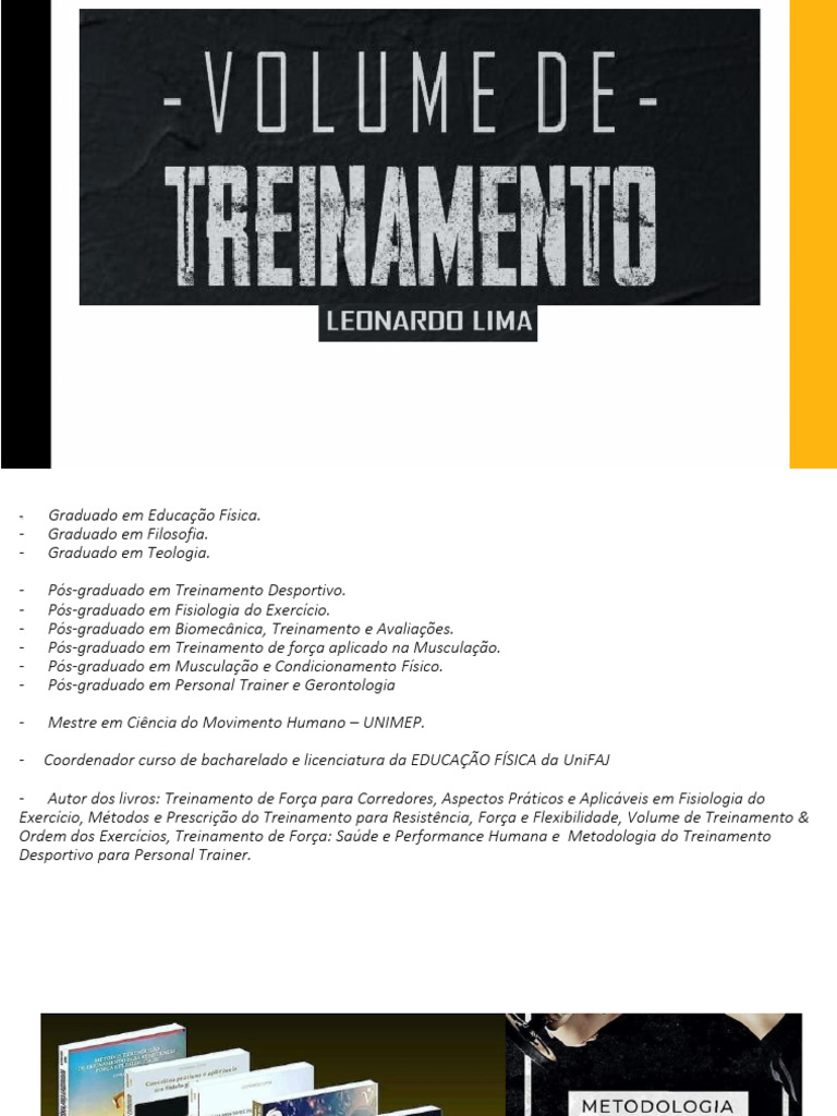 Forã A e Hipertrofia Muscular Semana Do Personal Trainer | PDF