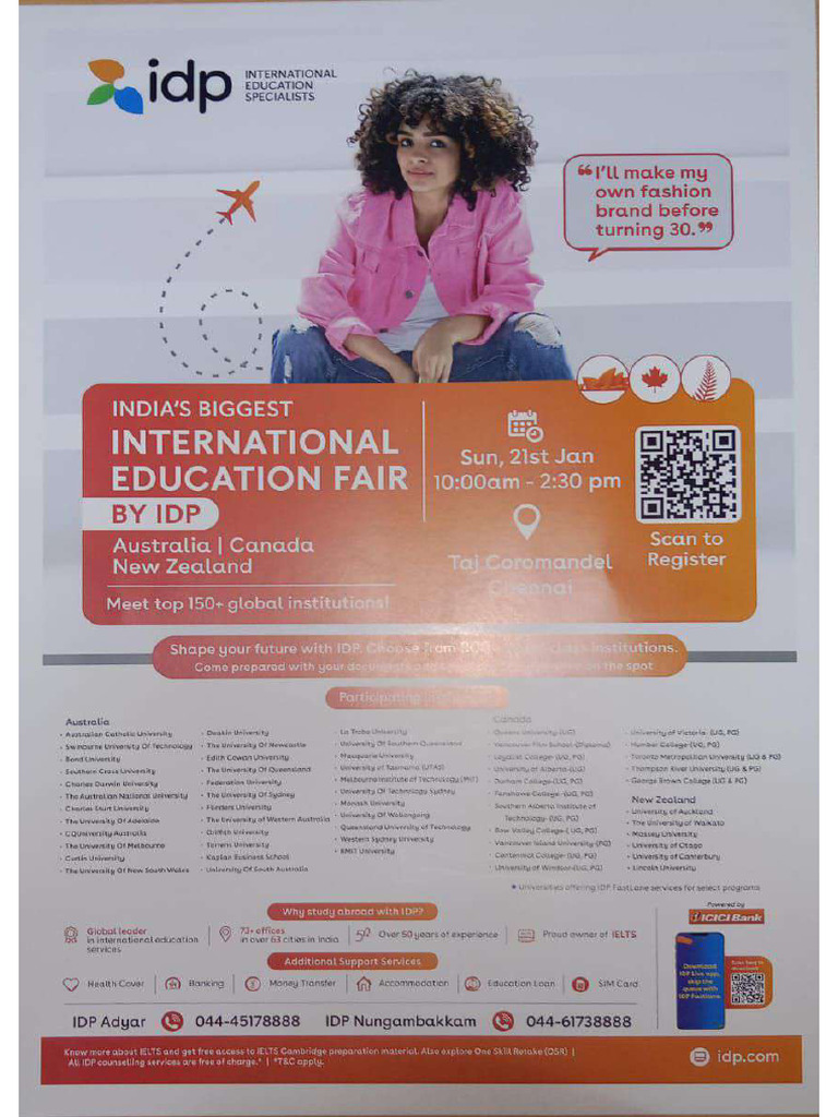 IDP Education Fair 21.01.2024 (Sunday) | PDF