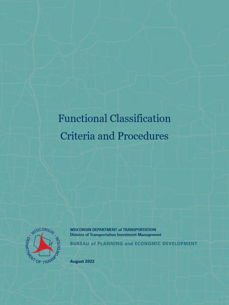 Functional Classification - Criteria & Procedures | PDF