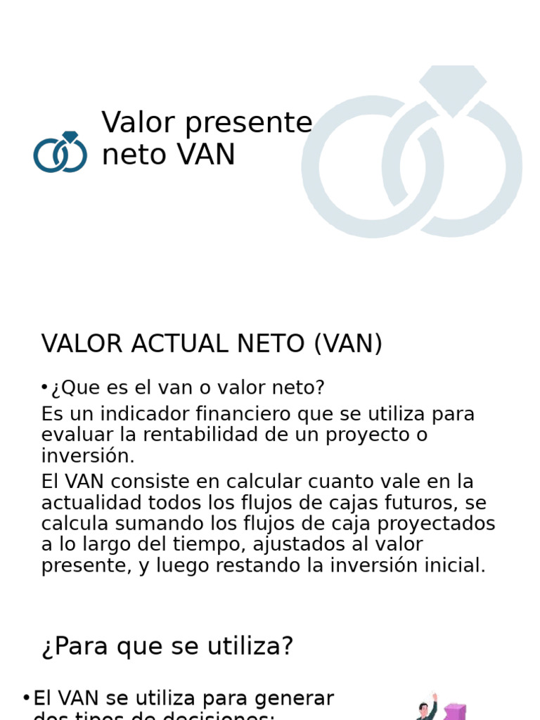 Valor presente neto VAN | PDF