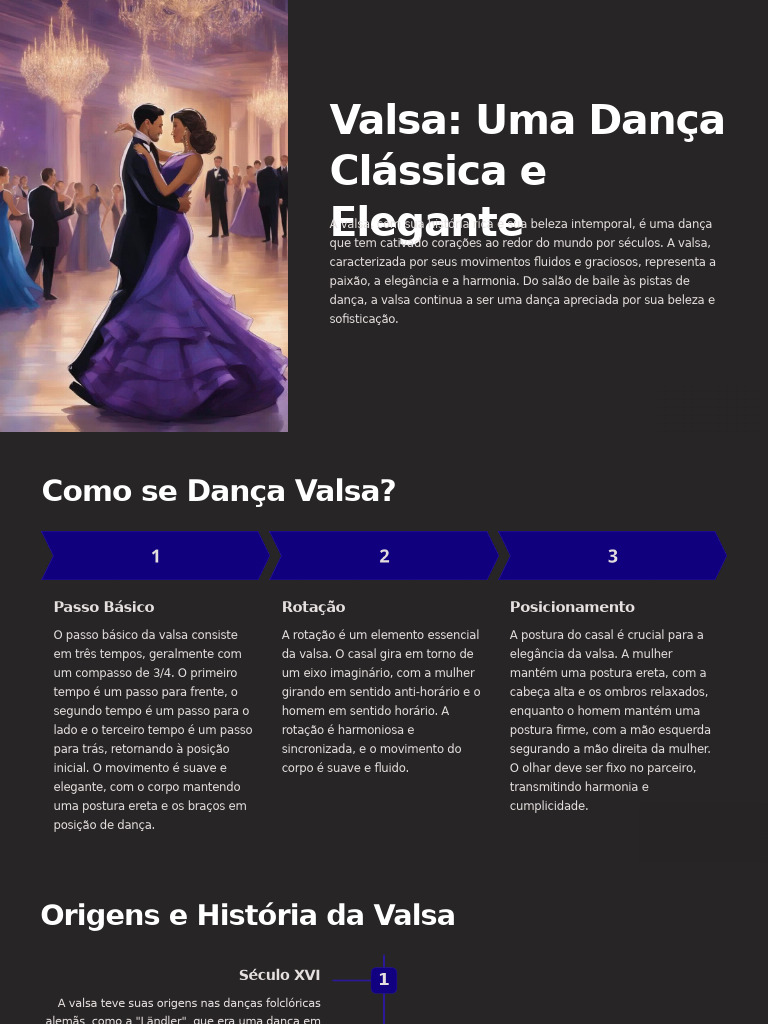 Valsa Uma Danca Classica e Elegante | PDF