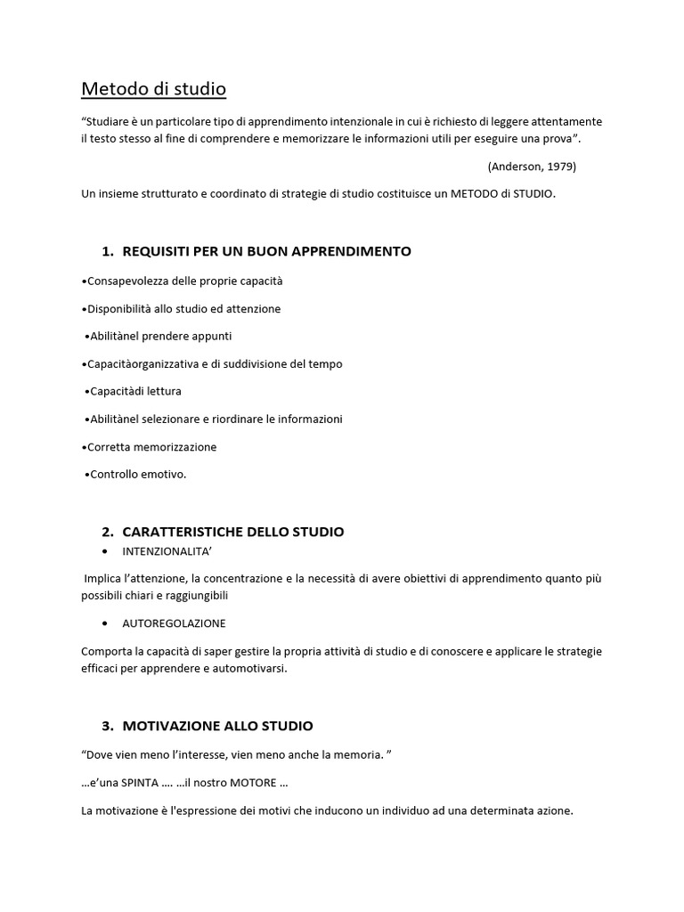 1665427324958_metodo di studio | PDF 1665427324958_metodo di studio | PDF