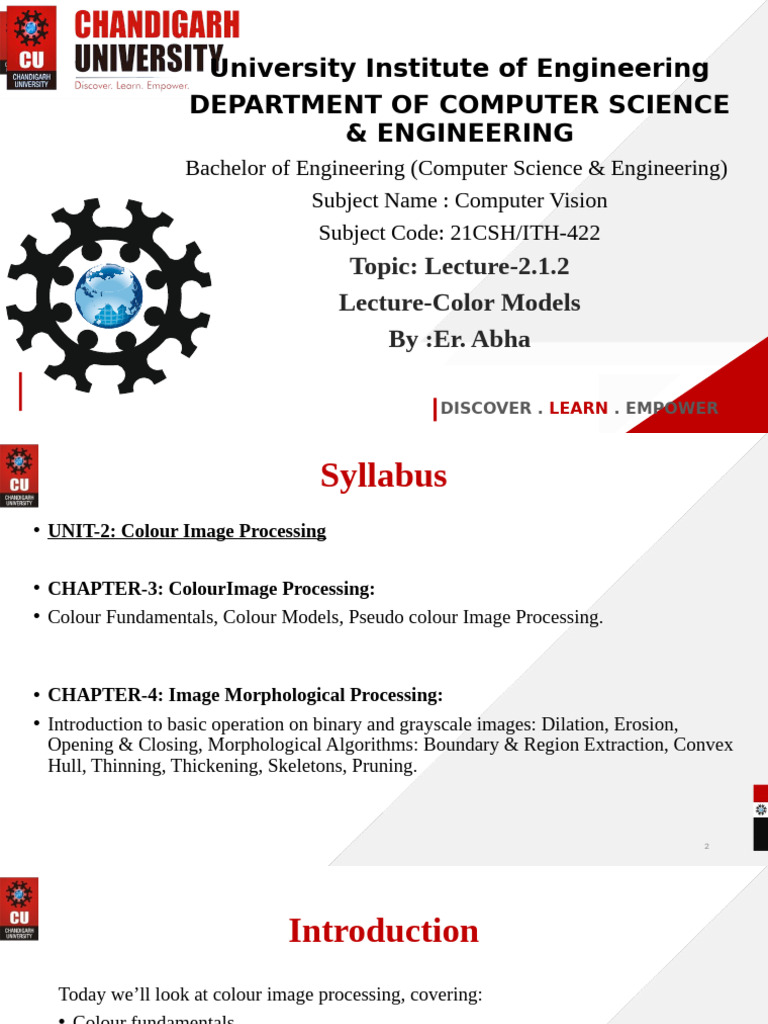 Lecture 2.1.2 Colour Models | PDF