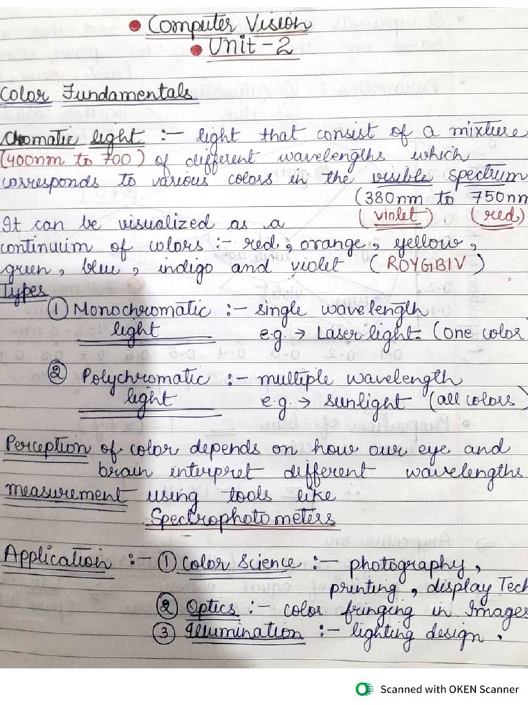 CV Unit 2 by Supriyaa | PDF