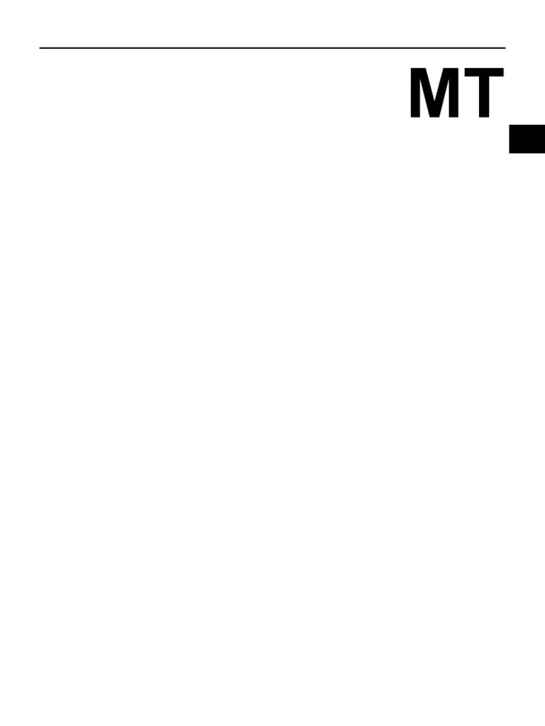 Manual Transmission: Section | PDF