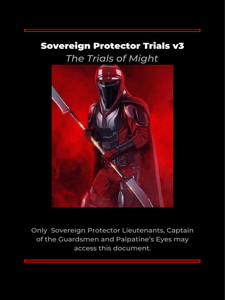 Sovereign Protector Trials v3 | PDF