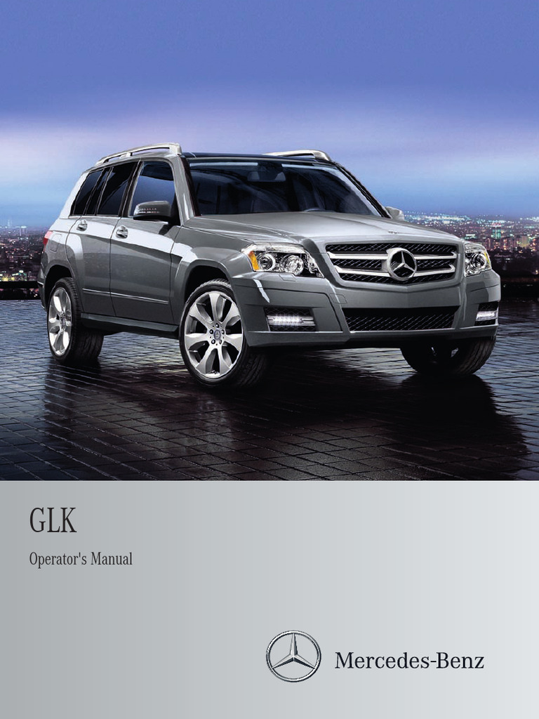 Mercedes GLK Suv 2011 x204 Operators Manual 1 | PDF