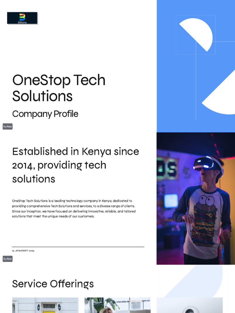 OneStop Tech Solutions Profile | PDF | Economies | Business