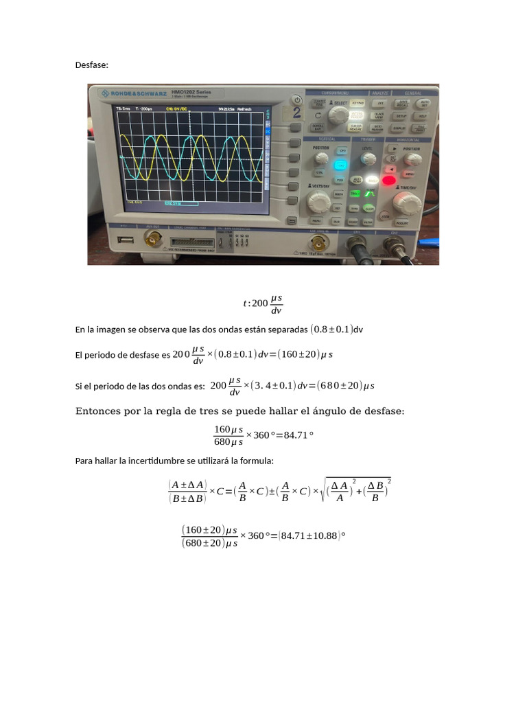 Desfase | PDF Desfase | PDF